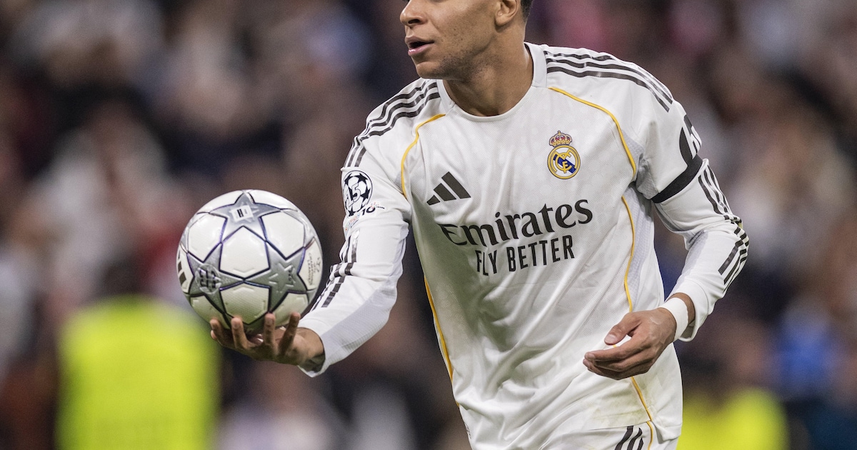 Daar is Kylian met zijn 20ste: Mbappé zet Real en Courtois vlak na rust ...