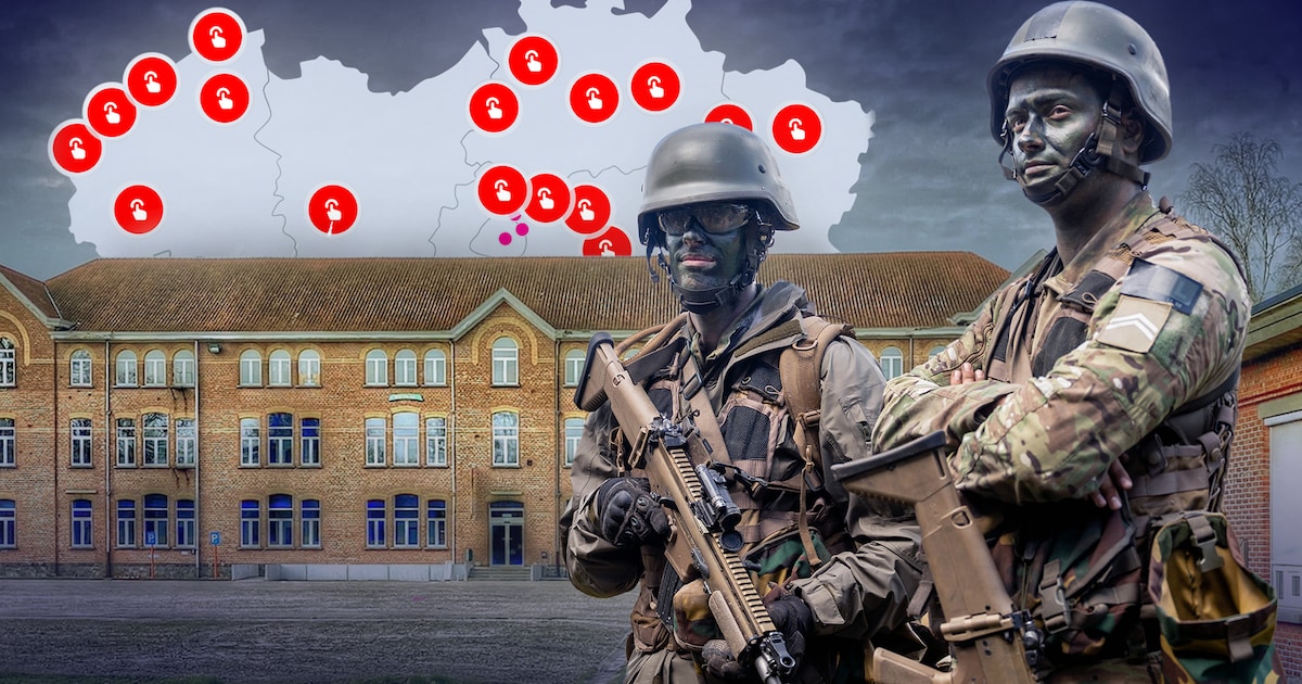 IN KAART. De kazernes van het Belgisch leger: waar liggen ze, en wat ...