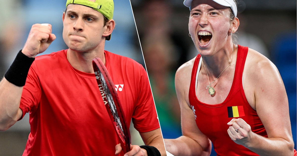 België boven down under: Elise Mertens stuwt ons land in zog van Bergs ...