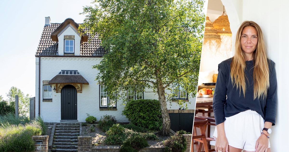 Hélène renoveerde het vakantiehuis van haar familie in Knokke ...
