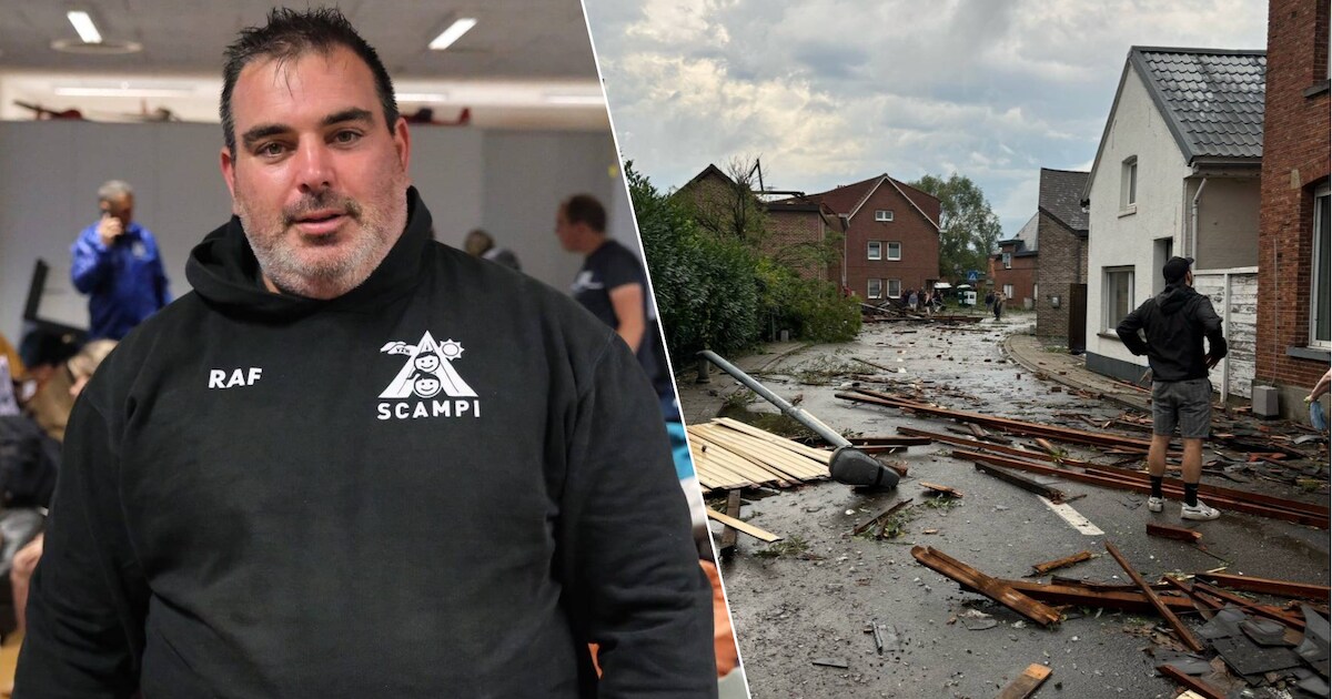 Jeugdkamp geëvacueerd na valwind in Kapelle-op-den-Bos, ook enorme ...