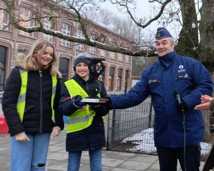 Basisschool Toermalijn scoort het best op fietscontroles | Olen | hln.be