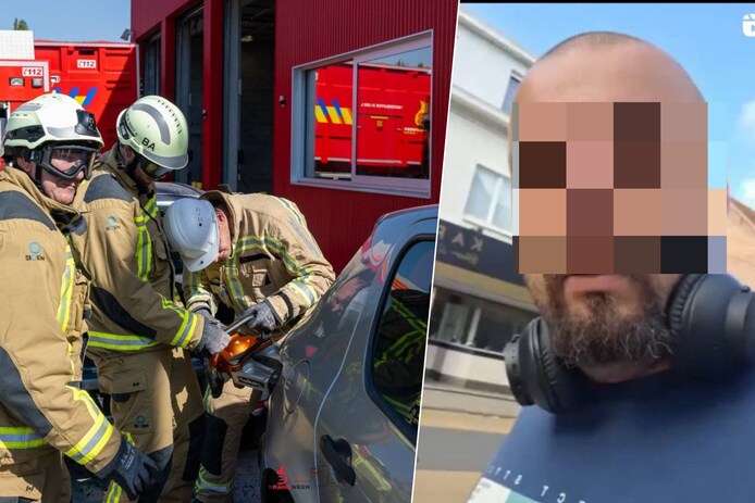 Dakloze junk steekt voertuig van zus in brand omdat ze hem niet wil ...