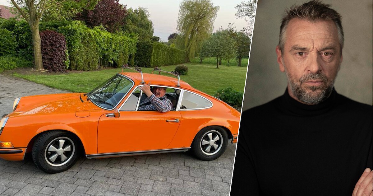 Johan houdt al 47 jaar van de Porsche 911 waar ook Tom Waes mee reed ...