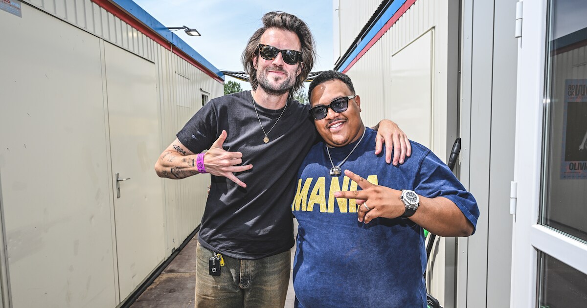 Plots duikt Mathieu Terryn op bij rapper Dikke op Rock Werchter ...