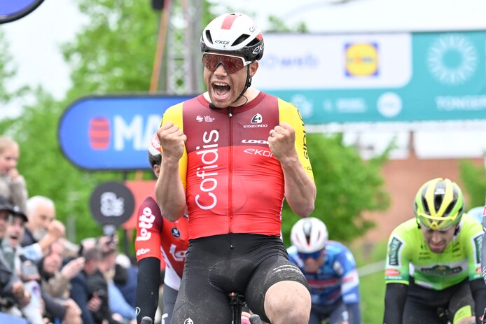 In zijn eigen provincie: Milan Fretin wint de sprint in de Ronde van ...