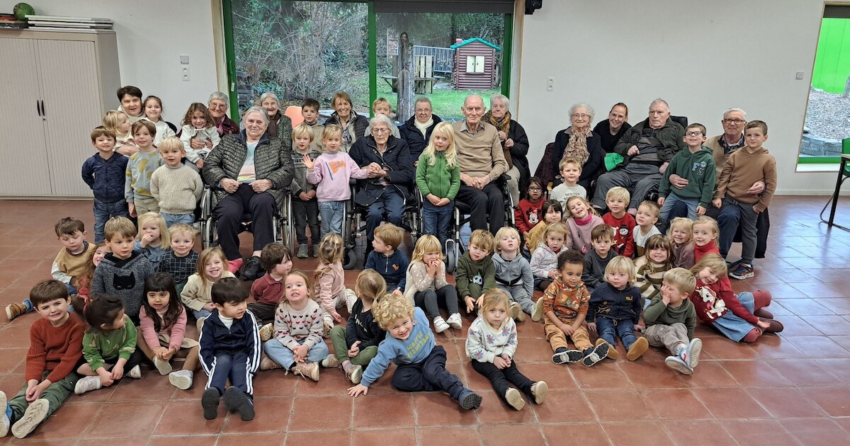 Ontmoeting tussen generaties in Natuurschool Klavertje 4 | Zottegem ...