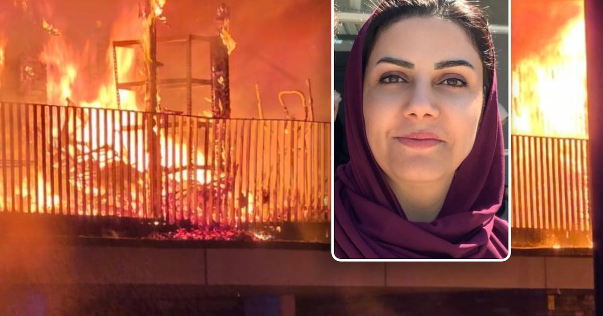 Benzinesporen en letsels op haar lichaam die niet door brand kwamen ...