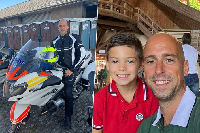 Motard Stefaan (39) sterft tijdens oefenrit met douane: “Zijn zoontje ...