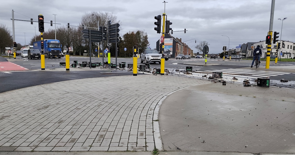 Vrachtwagen verliest bakken bier op N28 in Ninove | Ninove | HLN.be