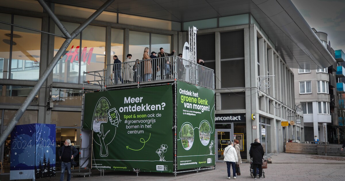 Waarom er een nieuw uitkijkplatform in Genk-Centrum staat | Genk | HLN.be