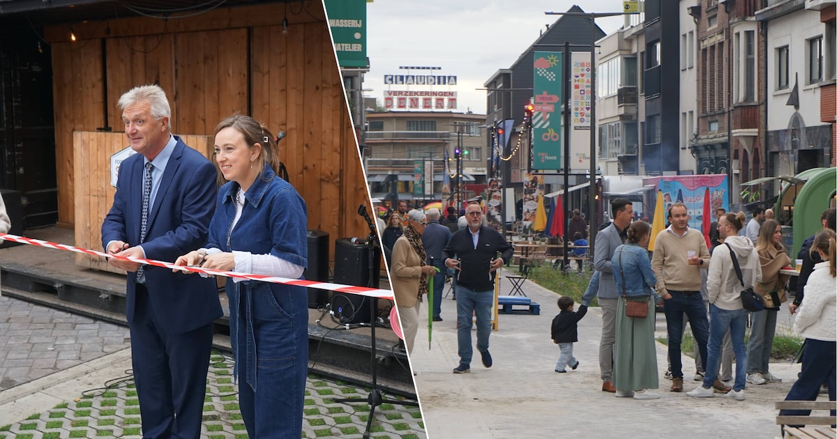 Vernieuwde Kouterstraat feestelijk heropend: “Het oog mooi maar vooral ...