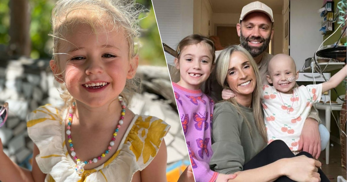 Al meer dan 90.000 euro ingezameld voor Inez (5), die vecht tegen kinderkanker: "Ze vroeg of ze ...