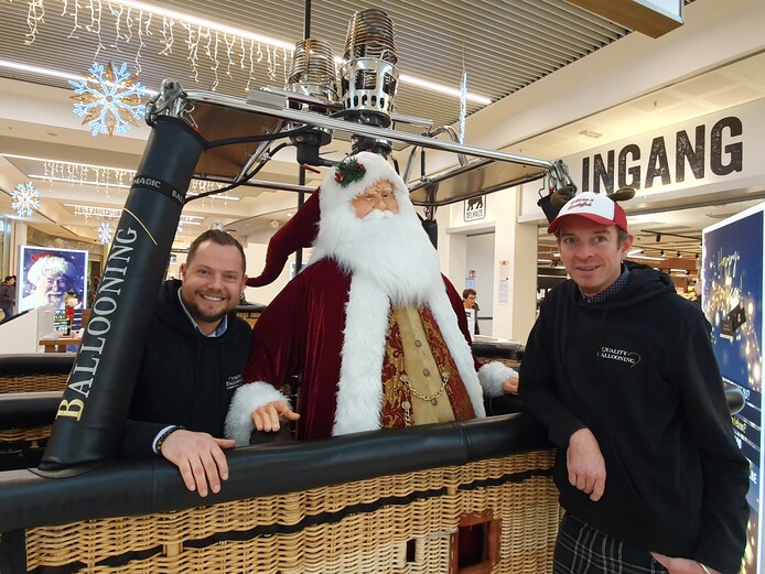 Kevin laat bezoekers Waasland Shopping proeven van ballonvaren: “Nu het ...