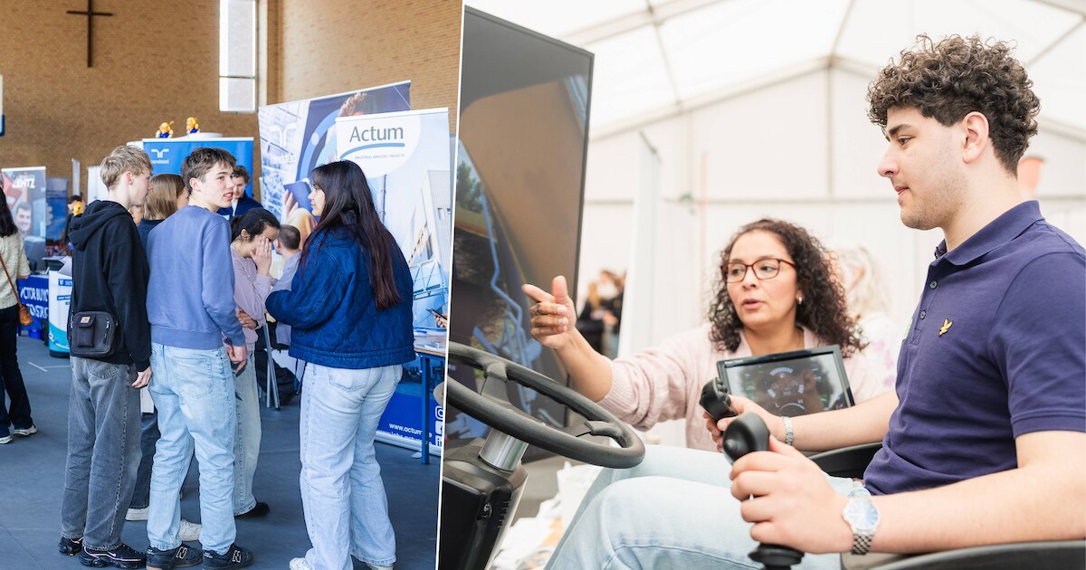 50 bedrijven en honderden leerlingen op jobbeurs Edugo Glorieux: “Voor ...