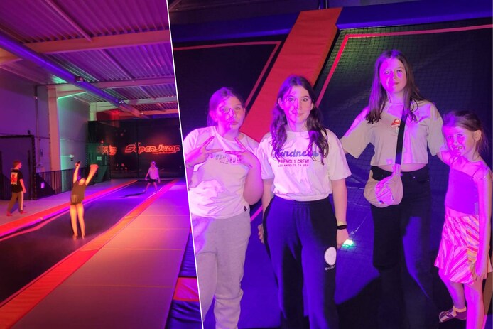 Honderd kinderen overnachten in trampolinepark SuperJump voor goed doel ...