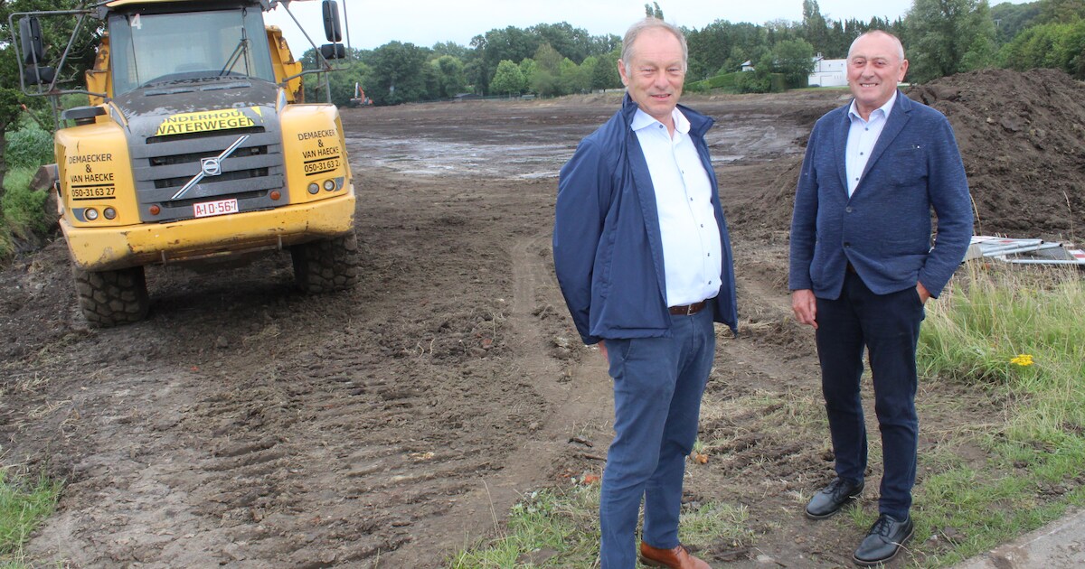 Aalter nooit meer onder water? Nieuw bufferbekken aan Loveld vangt 10 ...