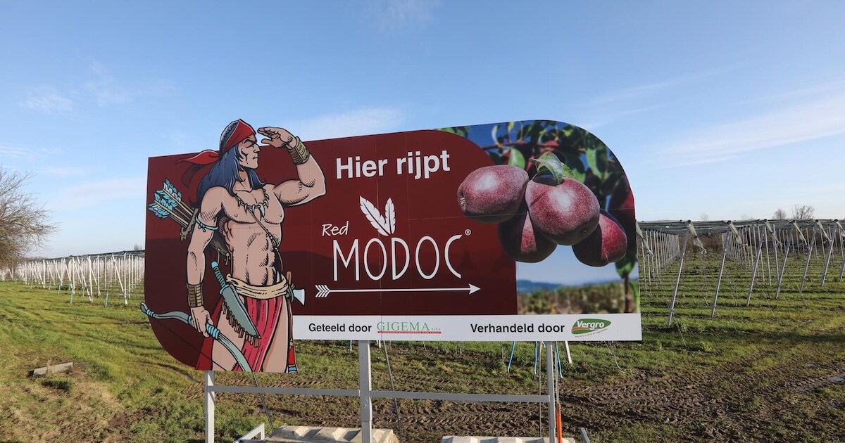 Mascotte van nieuwe rode peer krijgt kritiek: “Turende indiaan is ...