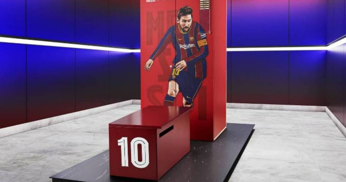 15 (!) keer zoveel waard als die van Ronaldo: oude locker van Lionel ...