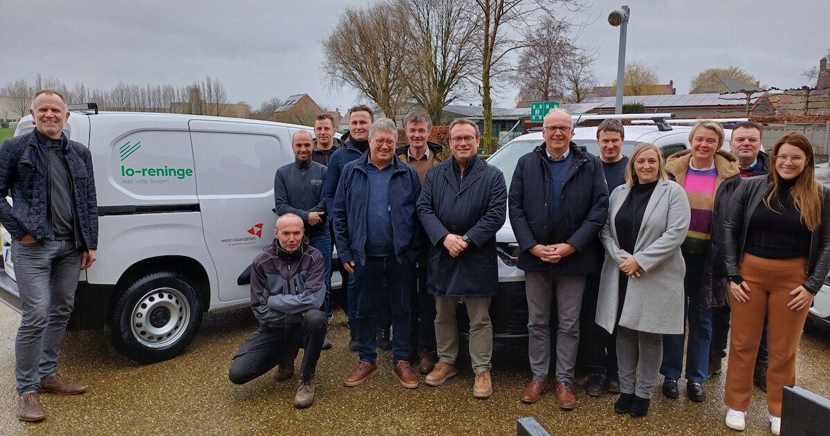 Technische medewerkers rijden elektrisch | Lo-Reninge | HLN.be