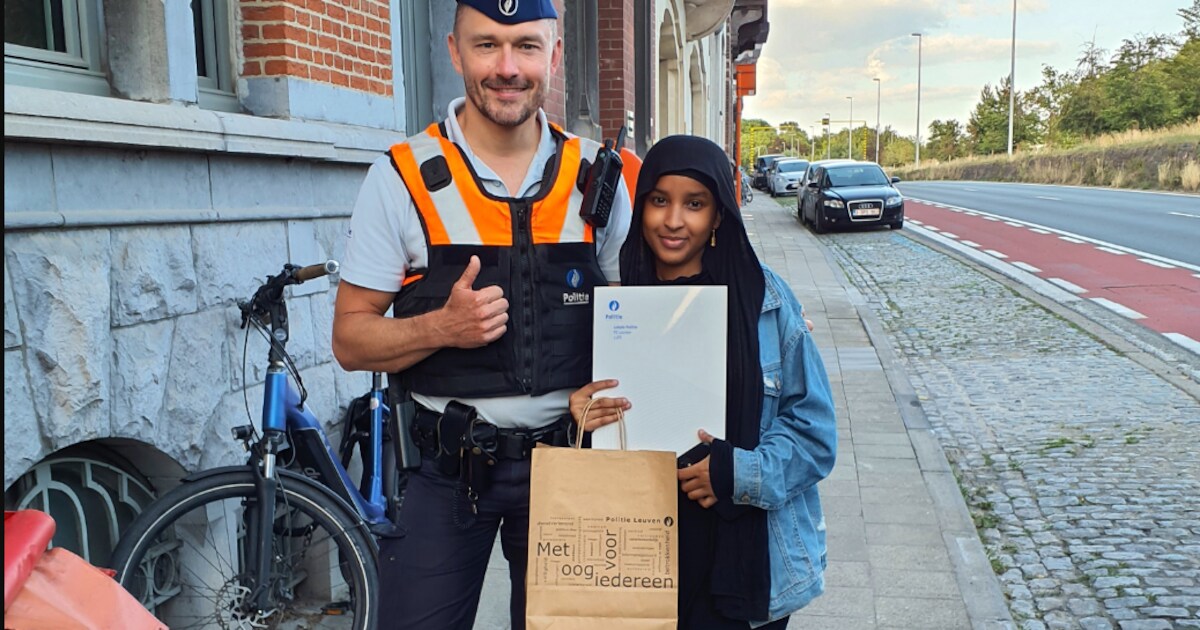 Amiran (14) wordt door Leuvense politie uitgeroepen tot ‘held van de ...