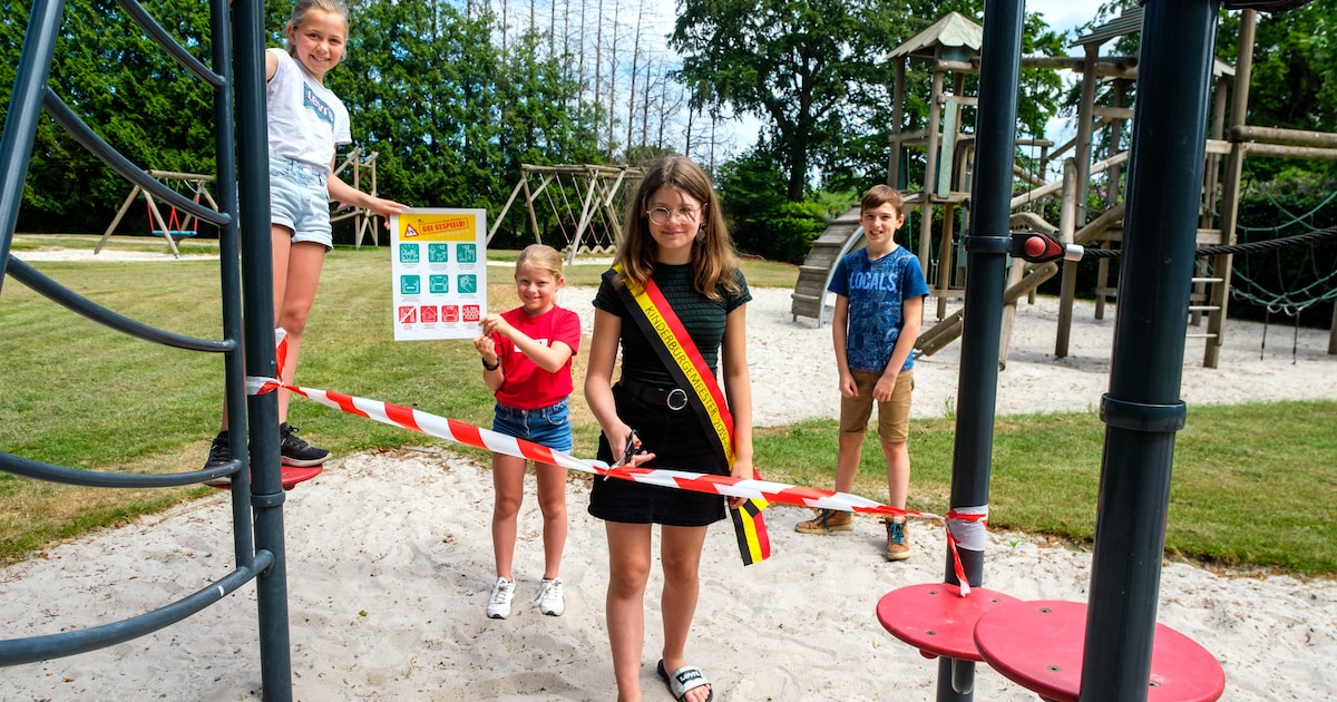 Nijlens kinderburgemeester heropent speeltuinen | Nijlen | HLN.be