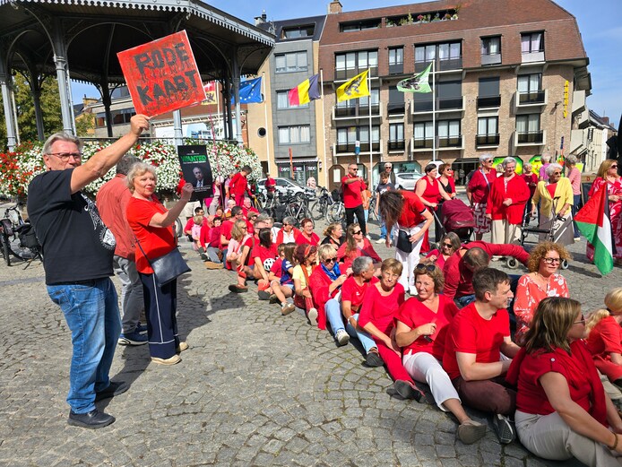 KIJK. Honderdtal Aalternaren trekken rode lijn voor Gaza: “Het doden, uithongeren, verdrijven en ...