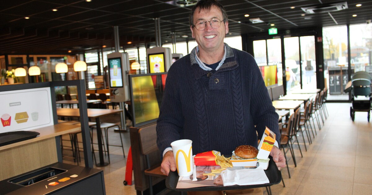‘Mc Dirk’ (58), die zowat elke dag McDonald’s eet, kreeg plots filiaal ...