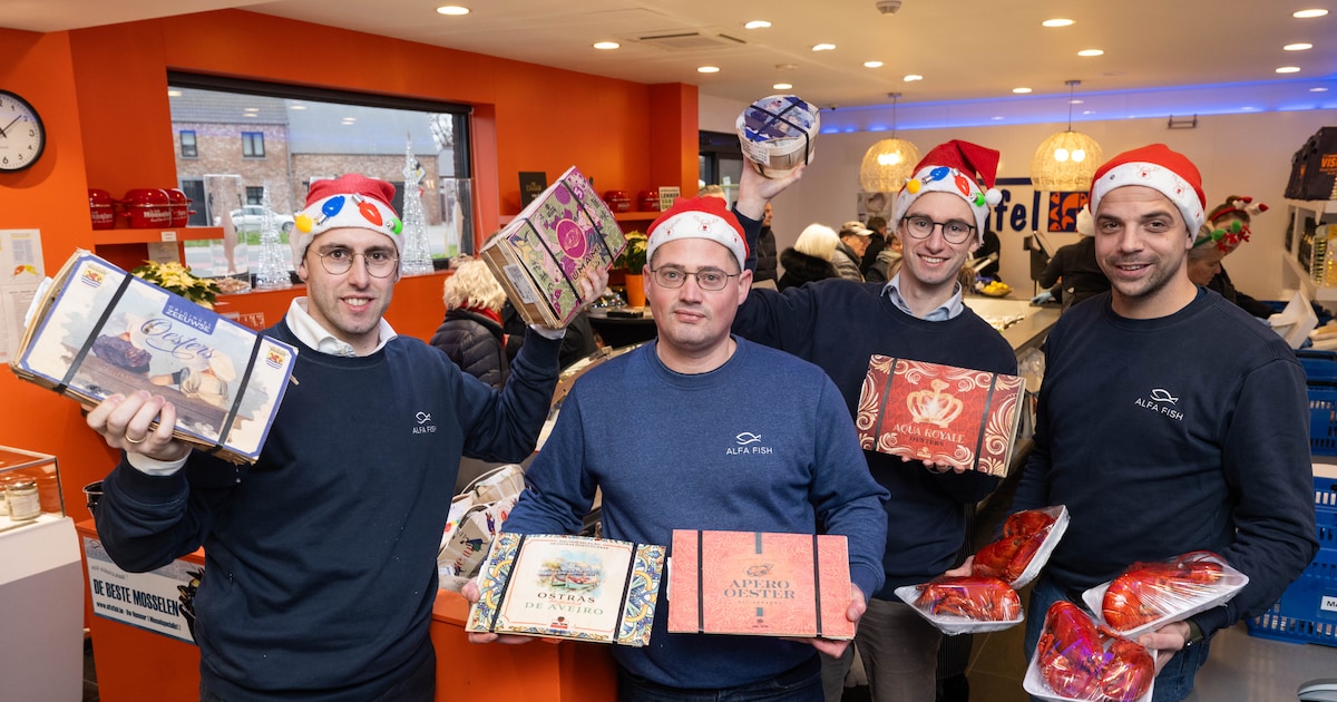 Feestdagen zorgen voor stormloop op visgroothandel in Sint-Lenaarts ...