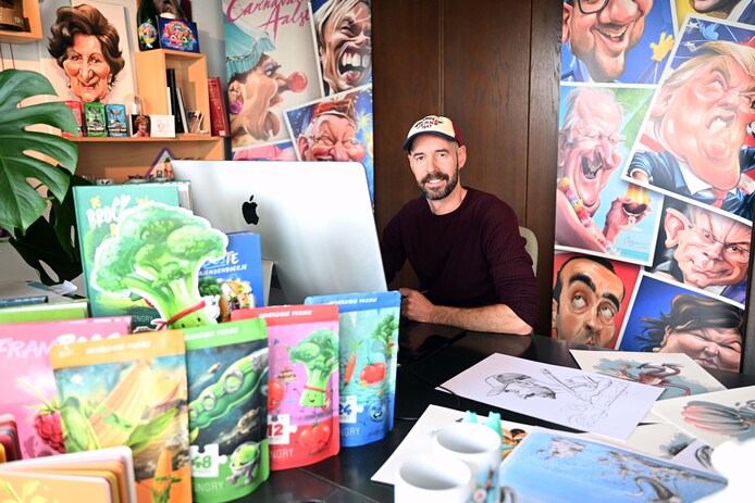 Voor Aalst Carnaval tekent Bram (40) al vijftien jaar karikaturen, nu ...