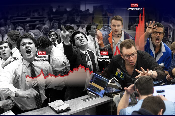 Wanneer herstellen de beurzen? Zo lang duurde het na de historische beurscrashes van 1929, 1987 ...