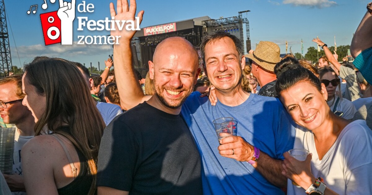De boog kan niet altijd gespannen staan: premier De Croo geniet op Pukkelpop | Showbizz | HLN.be