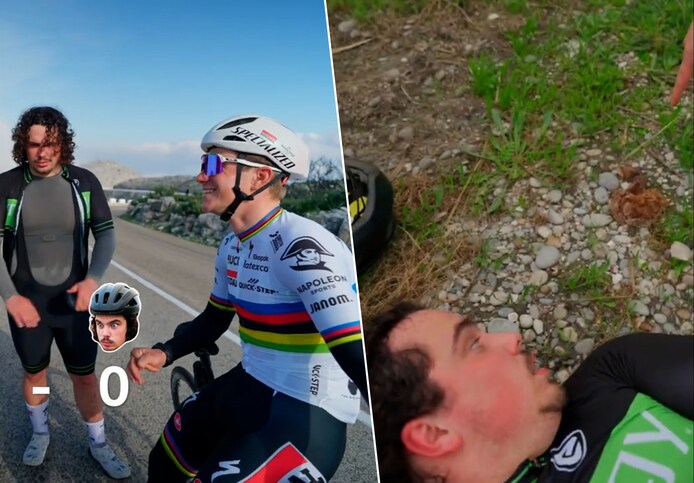 KIJK. “Je ligt naast een drol”: Remco Evenepoel neemt ‘Average Rob’ en ...