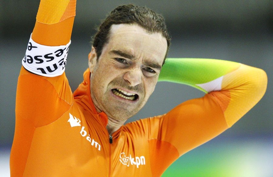 Bob de Jong wint op WK schaatsen, Bart Swings valt | Foto | hln.be