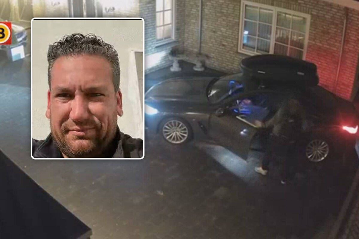 Camerabeelden tonen hoe auto van Nederlandse volkszanger wordt gestolen ...