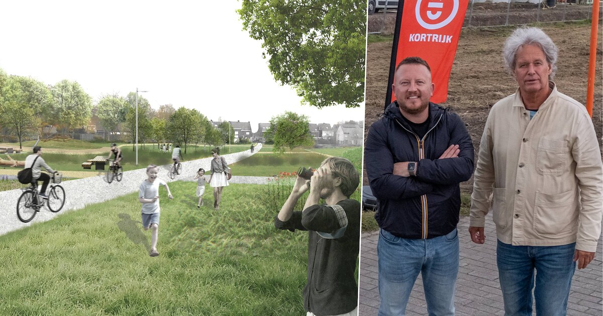 Vroegere reservatiestrook voor gewestweg krijgt nieuw en speels ...