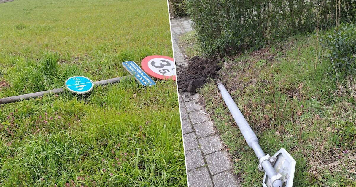 Vandalen trekken spoor van vernieling door Merksplas | Merksplas | HLN.be