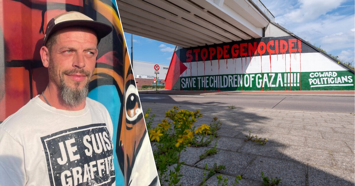 Graffitikunstenaar Masec krijgt factuur van 395 euro voor opkuis van ...
