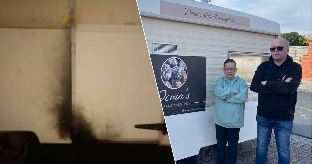 Na vier inbraken in één maand nu ook brandstichting aan oliebollenkraam ...