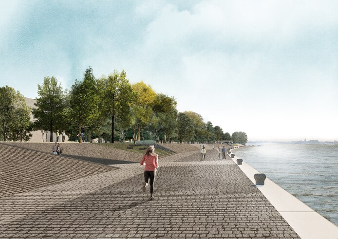 Werken aan park Scheldekaaien Nieuw Zuid zijn gestart | Antwerpen | hln.be