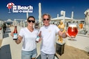 Mood Beach in Knokke, waar je geniet van biertjes voor het goede doel ...