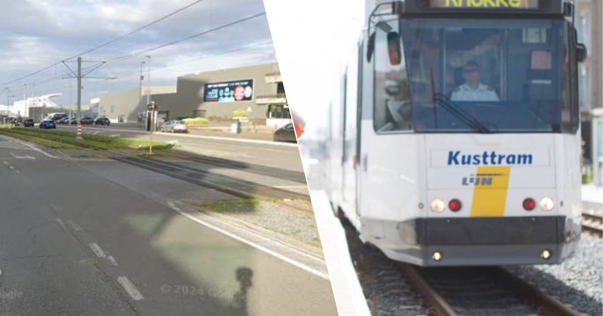 Wagen wordt meegesleurd door kusttram in Oostende: “Bestuurder wilde ...