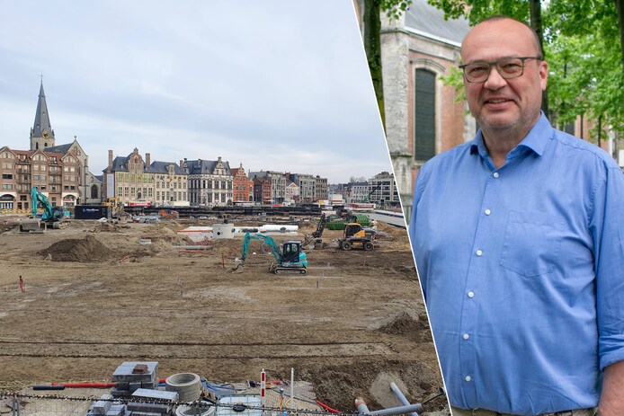 Einde van werkzaamheden Grote Markt in Sint-Niklaas in zicht ...