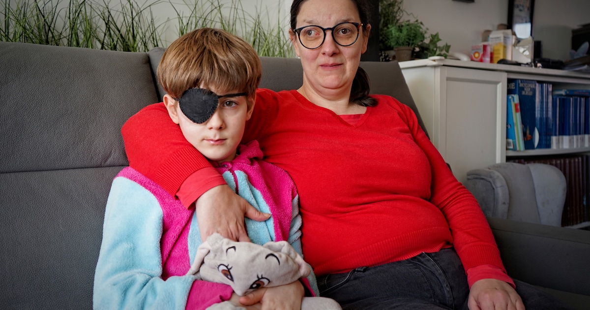 Louis (8) is halfblind na zwempartij: "Door één klap van deur is zijn ...