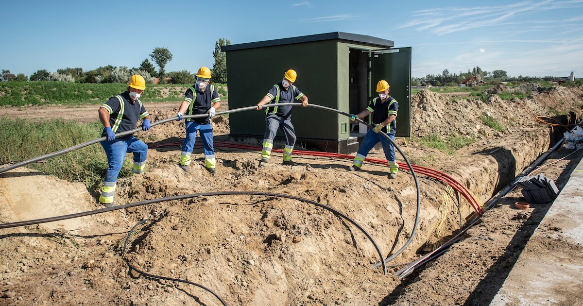 Fluvius legt laatste hand aan nutsvoorzieningen nieuw bedrijfspark in ...