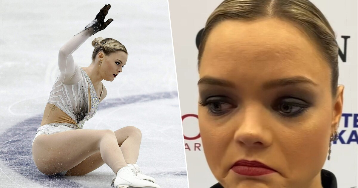 Loena Hendrickx baalt enorm na twee schuivers in vrije kür en zilver op ...