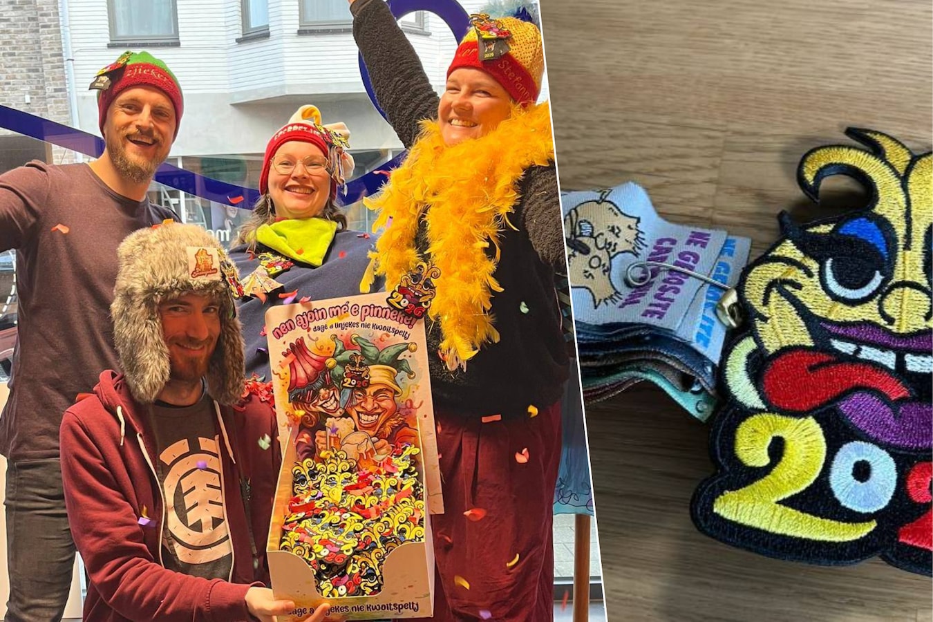 Fanny (29) ontwerpt unieke carnavalsbadge voor Aalsterse carnavalisten ...