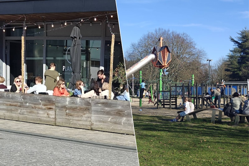 Van Grote Markt tot Netepark: Herentals geniet van eerste lentedag ...