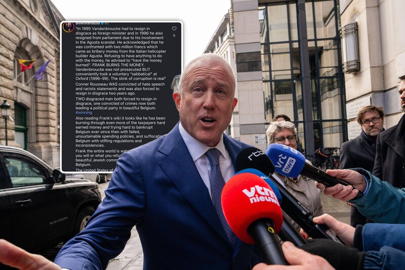 Amerikaanse ambassadeur haalt nu uit naar CD&V-voorzitter Sammy Mahdi ...