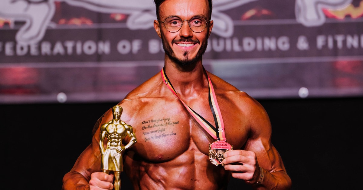 Jonas (28) uit Ninove is opnieuw Belgisch kampioen bodybuilding: “Het ...